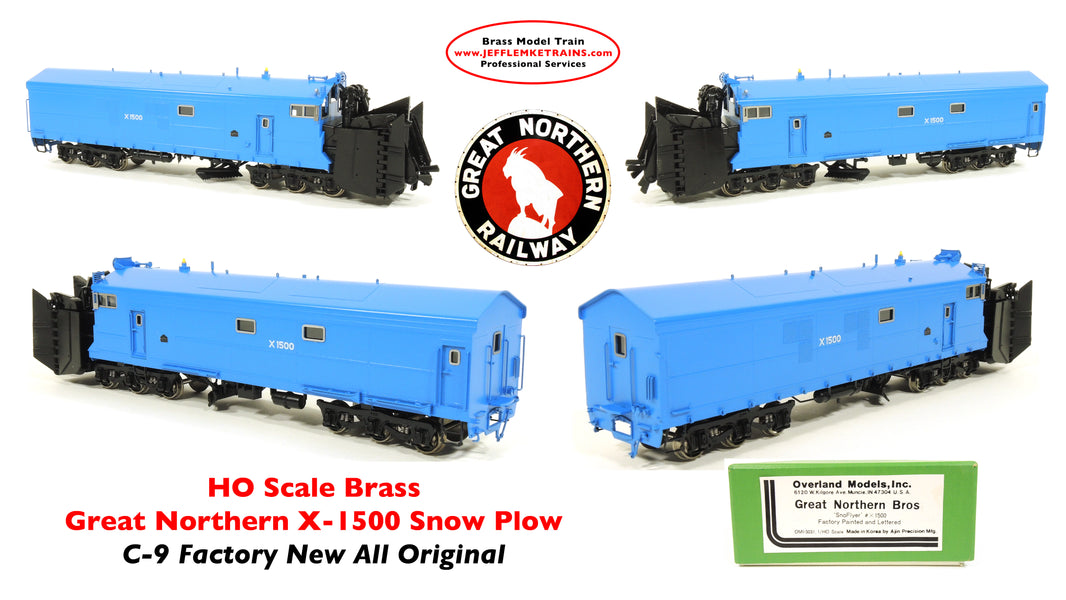 HO Scale Brass M.O.W. & Plows – JEFFLEMKETRAINS